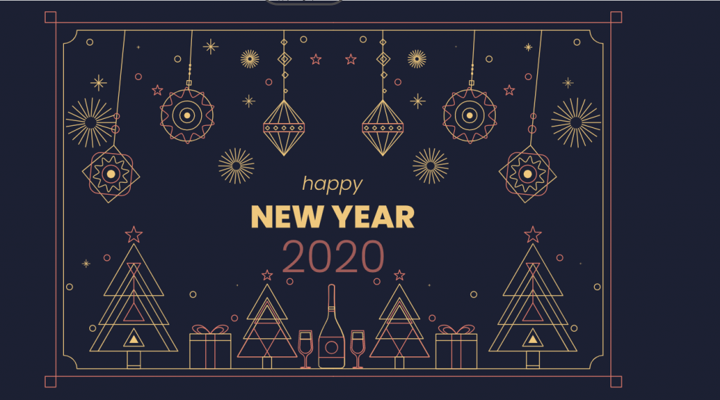 htm/css/js 实现2020年文字动画 happy new year 2020 cid1042 -代码设计 – 网页前端期末作业 ...